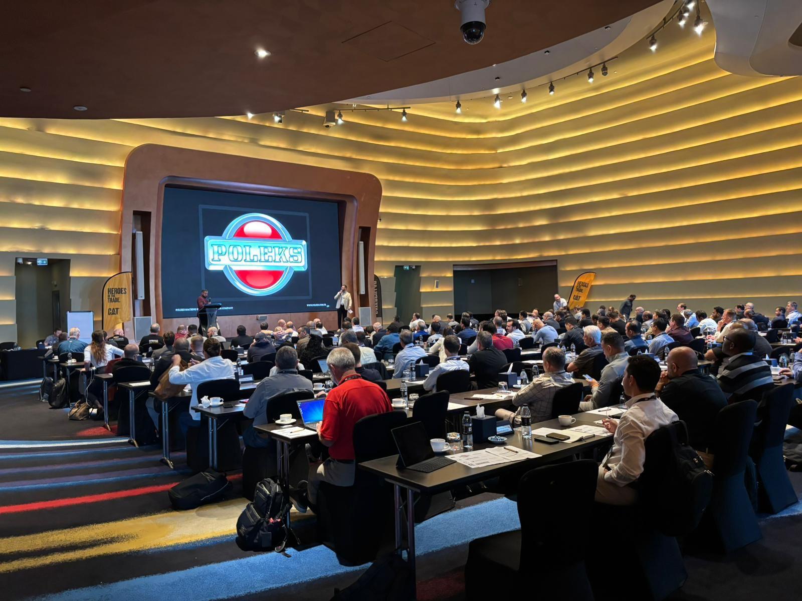POLEKS PRESENTED IN DUBAI ( CATERPILLAR CRC MEETING) - Poleks Machine